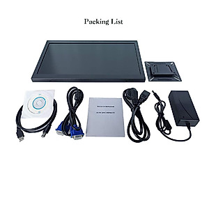 iChawk 19'' inch Monitor 1280x1024 4:3 HDMI-in VGA USB Metal Shell Anti-interference Four-wire Resistive Touch LCD Screen For PC Display, Industrial Medical Equipment With Built-in Speaker W190MT-591R