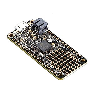 Adafruit Feather 32u4 Basic Proto - Single Board Computer with USB, I2C - Assembled Board, Headers Included