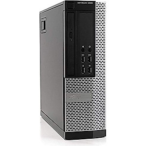 Dell Optiplex 9020 Small Form Factor Desktop PC, Intel Core i7-4770, 16GB Ram, 2TB SATA Drive + 512GB SSD WiFi, DVD-RW, 24-inch LCD, Windows 10 Pro (Renewed)