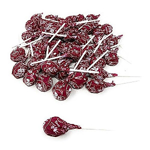 Red Raspberry Only Tootsie Pops Bulk Candy 60 Count Lollipops Suckers Variety Value Pack Aprox. 2.5 lbs (40 Oz) Packaging Might Vary