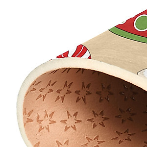 ALAZA Christmas Area Rugs 5x7, Gingerbread Christmas Area Rugs for Living Room Bedroom Large