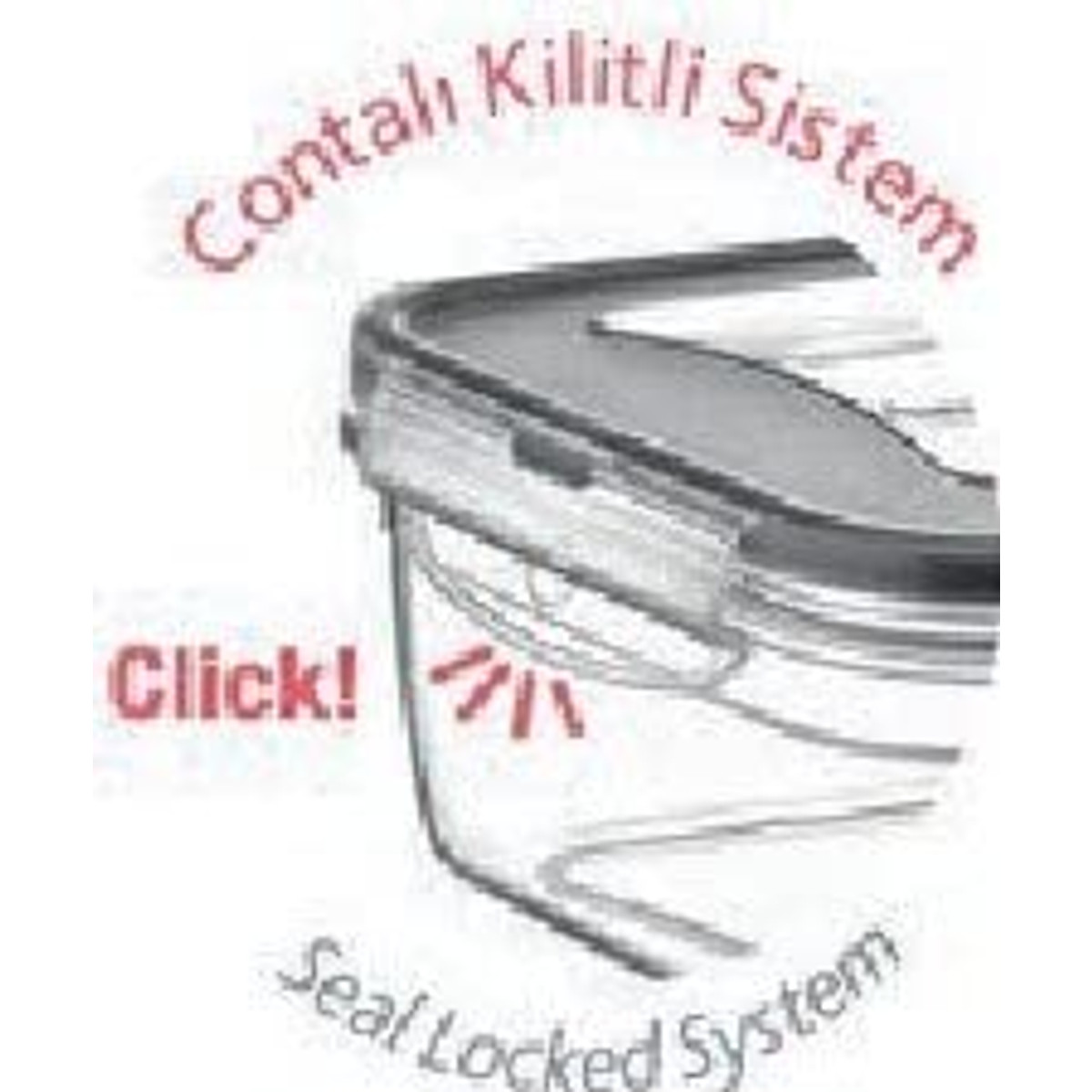 Plastart Food Storage Containers Set Airtight Plastic Container for Pantry&Kitchen Organization Refrigerator Fresh-Keeping Lunch Box Leak Proof Lids Made İn TURKEY, 3 PC (0,7-1,3-2,4LT) (LC-350)