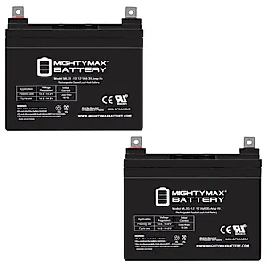 Mighty Max Battery 12V 35Ah Revolution Mobility Liberty 312 Power Chair Battery - 2 Pack