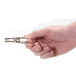 Oakenleaf Clothespins pegs Rose Gold Will Not Rust 316 Stainless Steel 20 Piece Stylish Heavy Duty Clothes Pegs Modern & Eco-Friendly 3inch - The Forever Peg