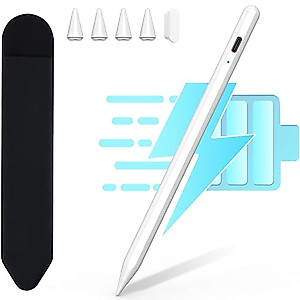 Stylus Pen for iPad 2023-2018, Active Pencil for Apple iPad 10th/9th Gen with 4X Fast Charging & Palm Rejection, iPad Pen for iPad 8/7/6th, iPad Air 5/4/3rd, iPad Pro 11/12.9inch & iPad Mini 5/6th