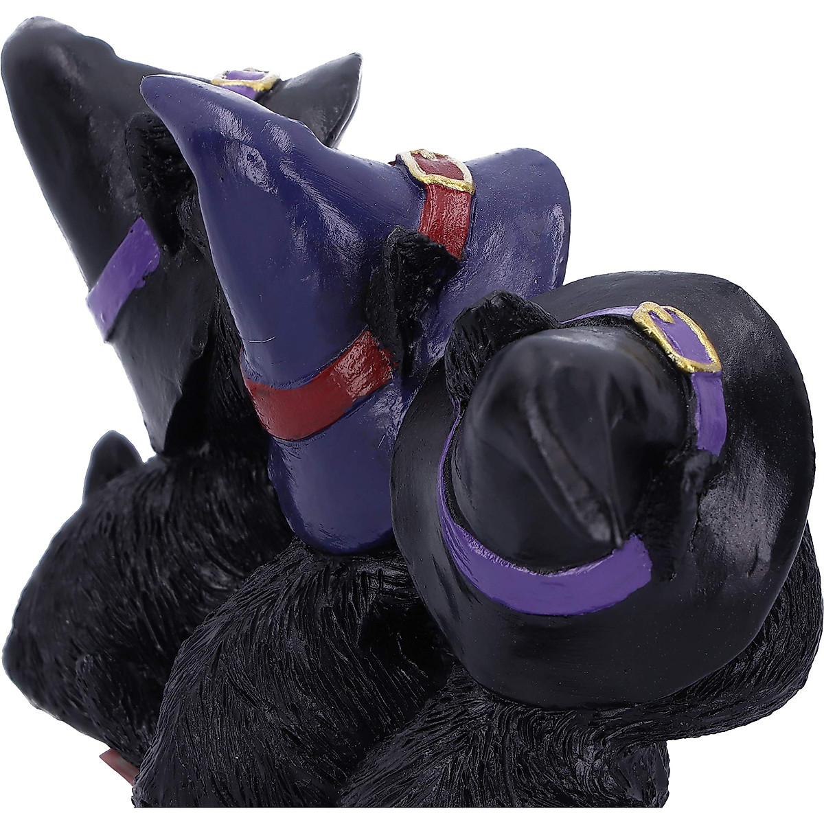 Nemesis Now Three Wise Black Cats See No Hear No Speak No Evil Familiar Figurine,11.5cm