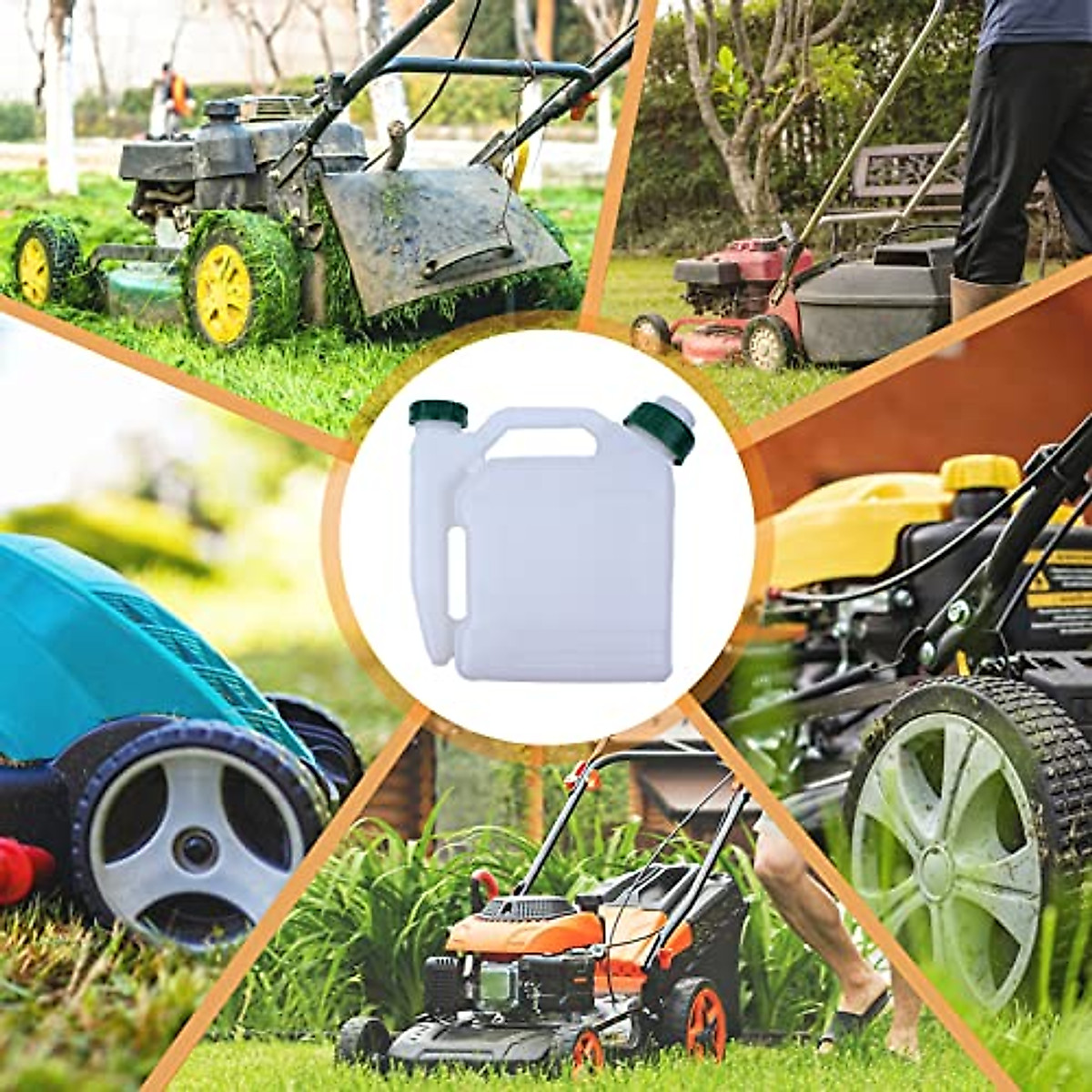 1.0L 1L Gas Pertrol Fuel Oil Mix Mixing Bottle Gasoline Chainsaw Trimmer 25:1/50:1/40:1/20:1