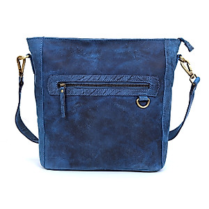 CLA Leather Crossbody, Leather Crossbody Bags for Women, Cowhide Crossbody Bag 12 x 11 Inch