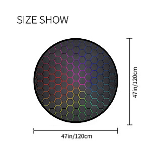 keepcute Gaming Chair Mat 47inch for Hardwood Floor Anti-Slip Office Chair Mat for Carpet Desk Chair Mat Computer Chair Mat Floor Protector for Office Gaming Room 4 ft