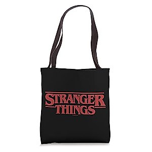 Stranger Things Red Bold Logo Tote Bag