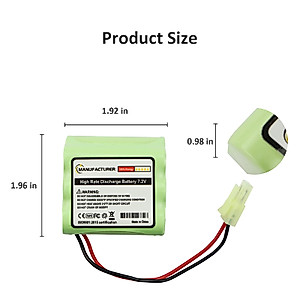 2000mAh Replacement for Shark Euro Pro Vacuum Carpet and Carpet Sweeper XB2950, V2945, V2945Z, V2950, V2950A 7.2V