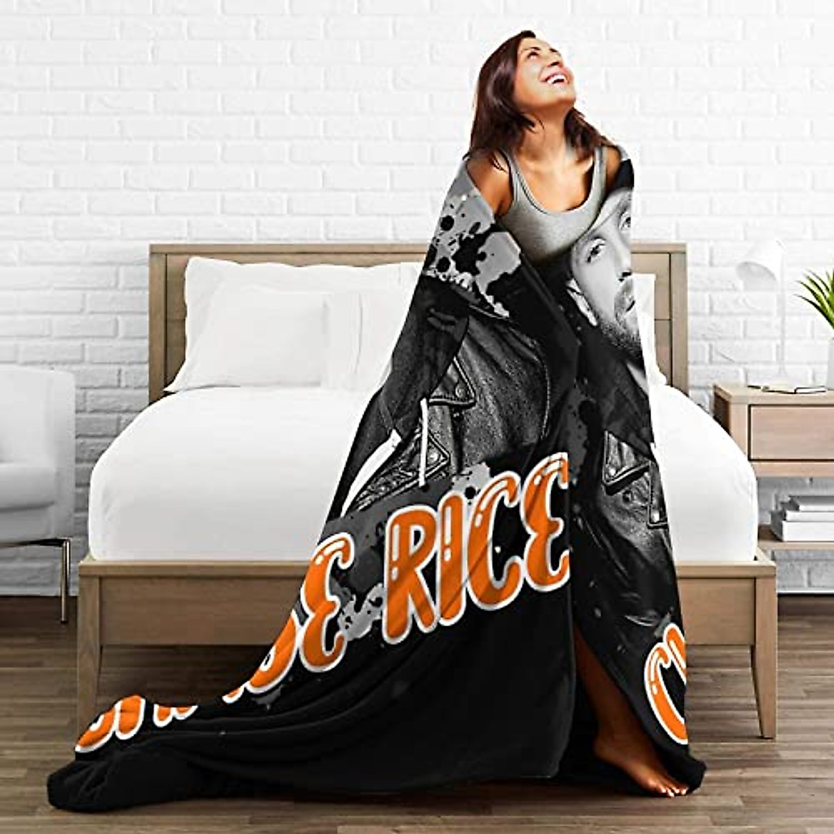 LeroyLCarter Chase Singer Rice Throw Blanket Flannel Printed Super Soft Blanket Full Size Bed for Sleepers Sofa Bed 50"x40"