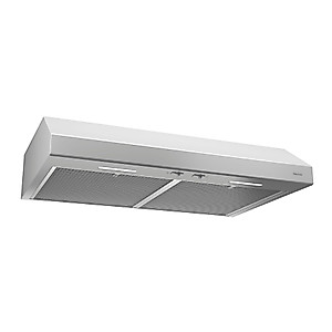 Broan-NuTone BCSEK136WW Energy Star Certified Glacier Series Under-Cabinet, 300 Max Blower CFM, 1.5 Sones Range Hood, 36-Inch, White