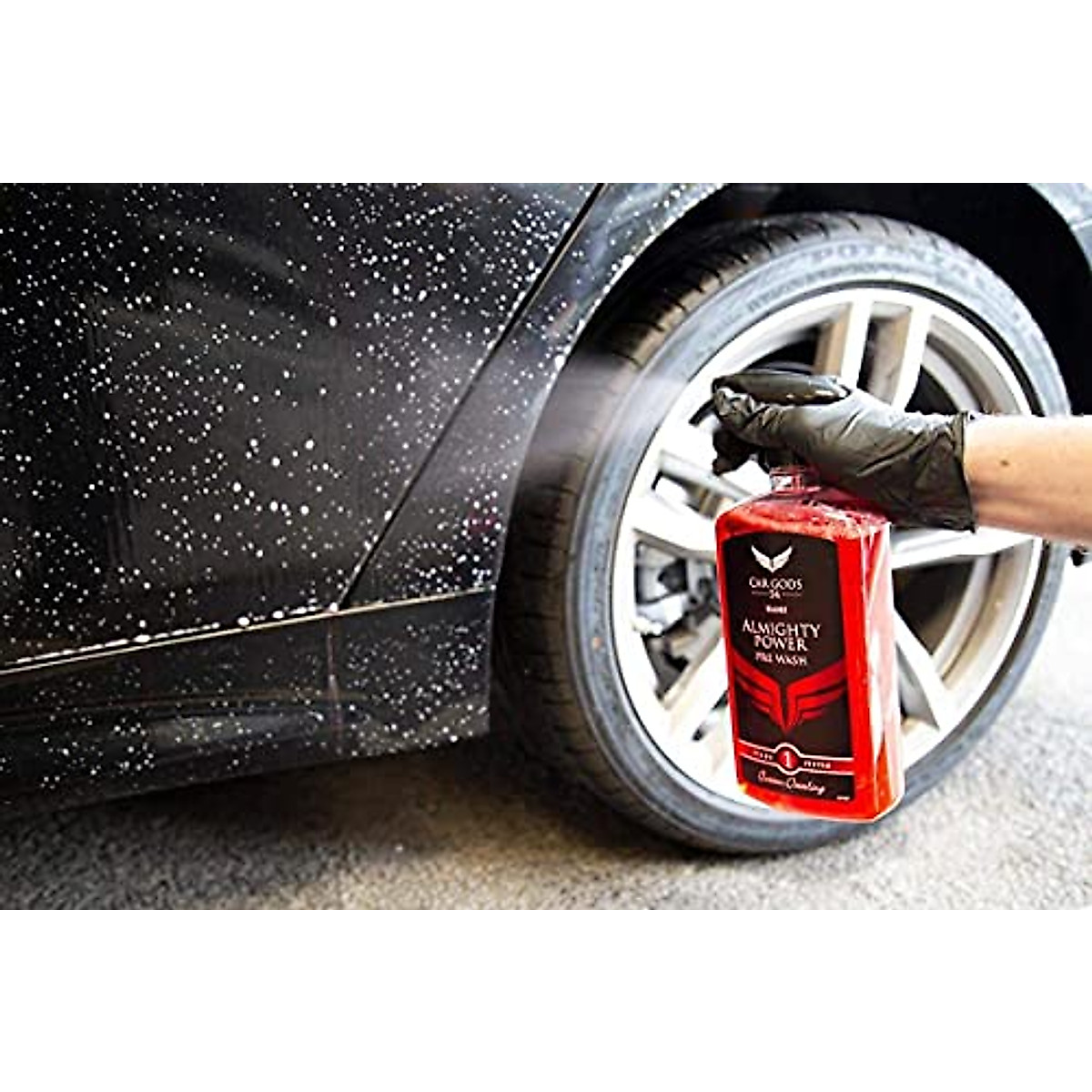 Car Gods Pre Wash All Purpose Cleaner 34fl Oz 1L Contaminant Remover Auto Detailing Cleaning For Paintwork Glass Plastics and Wheels Pure Shampoo High Vehicle Detail 17fl 500ml Gentle on Wax Sealant