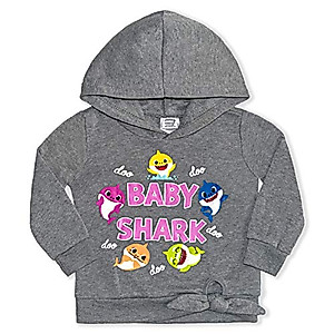 Nickelodeon Baby Shark Girls Hooded Sweatshirt and Legging Pants Set for Infant and Toddlers