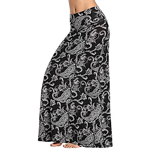 Urban CoCo Women's Stylish Spandex Comfy Fold-Over Flare Long Maxi Skirt (2XL, 5)