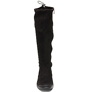 Bzees Women's BOOMERANG Boot, Black, 6 M M US