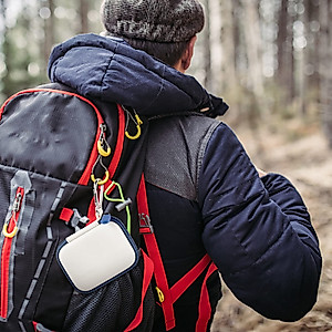 Case Compatible with KardiaMobile Card Personal EKG Monitor. Portable Heart Rate Monitor Card Storage Carrying Bag, Travel Protective Holder Organizer for ECG Monitor Card (Box Only) -White