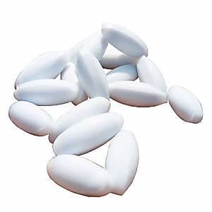 Magnetic Stirrer Stir Bar PTFE Magnetic Mixer Stir Bars (9x25mm, Olive Shape, 10pcs)