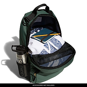 adidas Originals National 2.0 Backpack, Green Oxide/Black/Gold Metallic, One Size