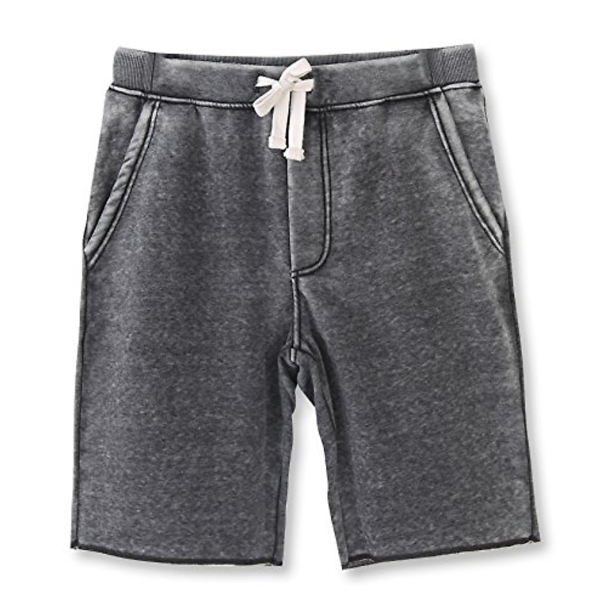 HETHCODE Mens Casual Athletic Fit Vintage Active Sports Jogger Running Hiking Gym Pocket Shorts Burnout Gray XL