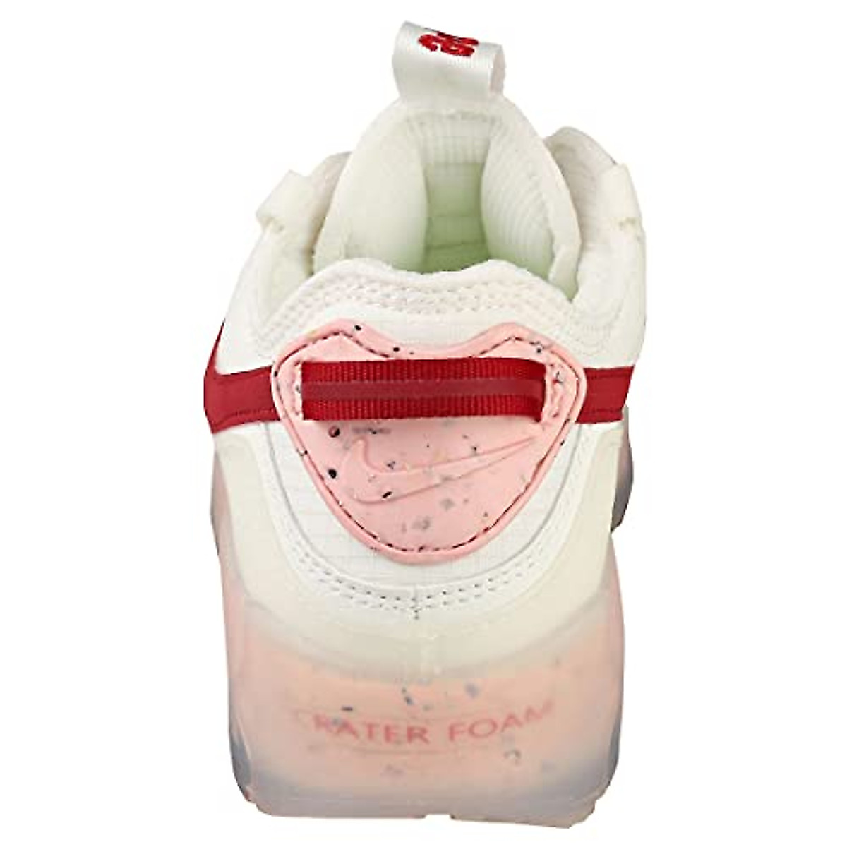 Nike Women's Air Max 90 Futura Shoes, Summit White/Pomegranate-pink, 6