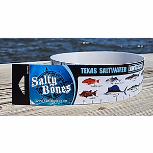 Salty Bones Texas Saltwater Lawsticker - 36" Sticker Ruler - Made in The USA - Newest Version