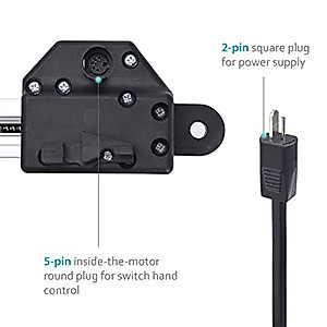 Okin Refined-R Model JLDQ-11 & JLDQ.11.156.333 Power Recliner Motor, Electric Lift Chair Actuator Replacement Part for JLDQ.11.156.333A/D/K/P/Z