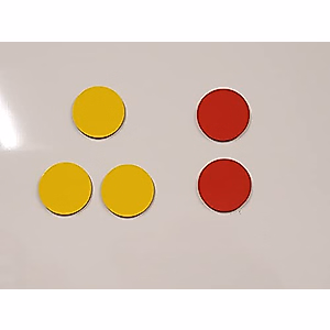 hand2mind 86992 Magnetic Demonstration Two-Color Counters, Grade: Kindergarten to 5