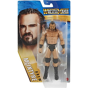 WWE Mattel ​Wrestlemania 37 Drew McIntyre Action Figure Posable 6 in Collectible and Gift for Ages 6 Years Old and Up