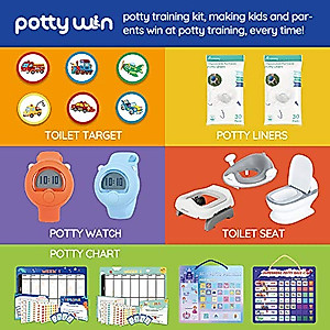 90 Pack Toilet Targets for Boys, Potty Training Flushable Dinosaur Target, 2 x 2 Inch Pee Targets for Boys, 100% Biodegradable and Sewage Safe