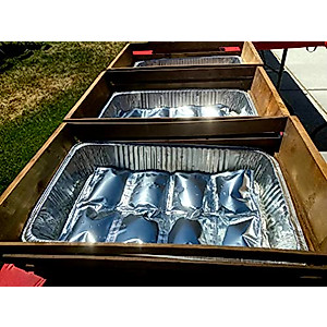 Heats Flameless Food Warming Pads | Water Activated Disposable Food Warmer for Parties | Used w/Aluminum Pans, Chafing Dish, Kitchen Accessories | Fits Foil Pan Half Size (Pans NOT Included) | 6 Pack