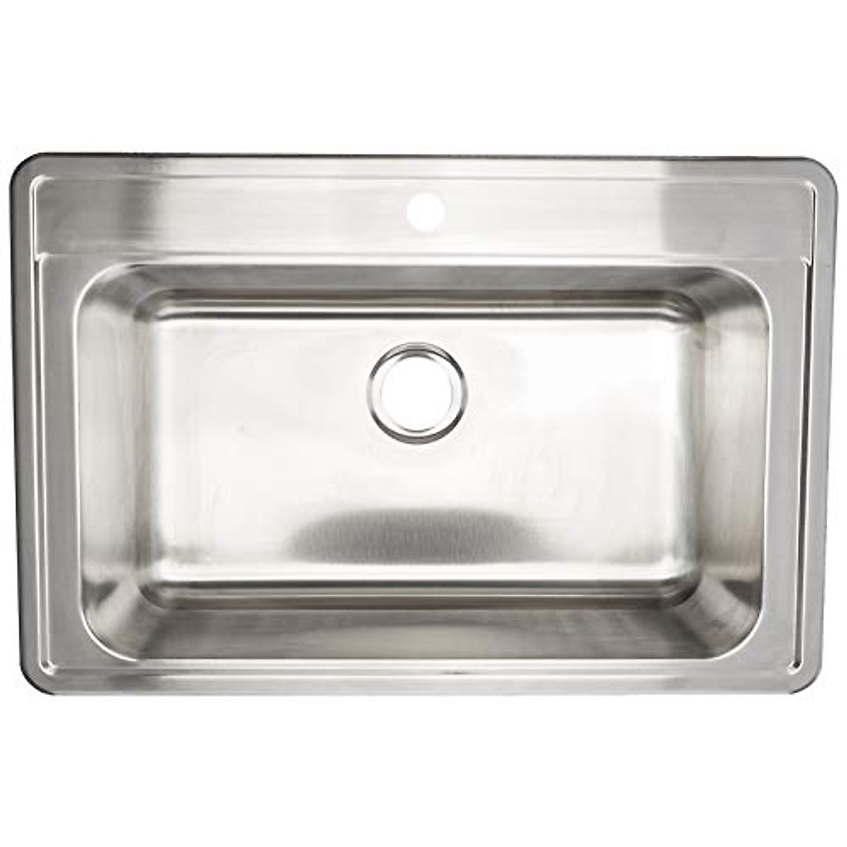 ZUHNE Drop In Kitchen, Bar and RV Stainless Steel Sink (33x22 Single Bowl)