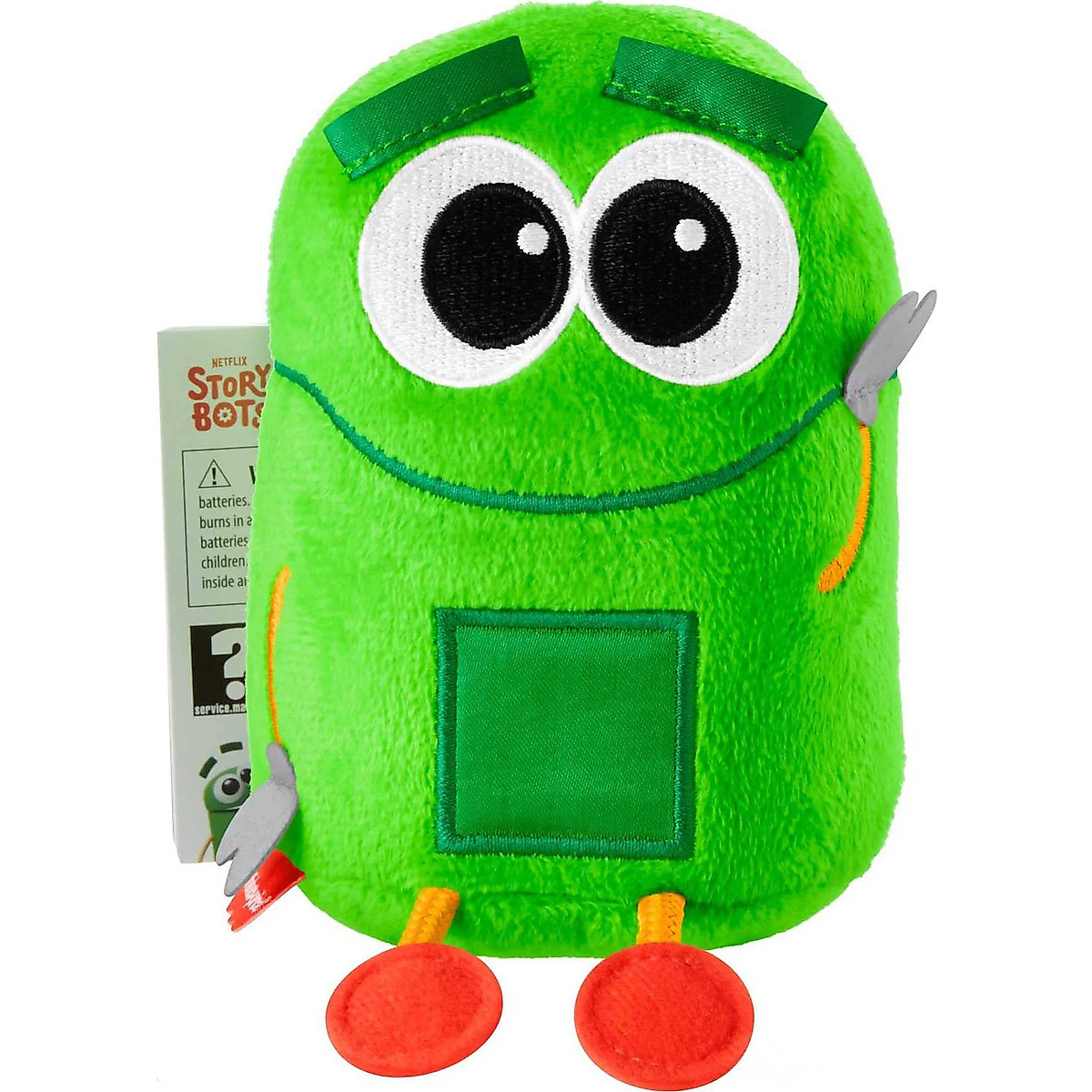 Fisher-Price StoryBots Animals with Beep Plush, take-along musical preschool toy for kids ages 3 years and up