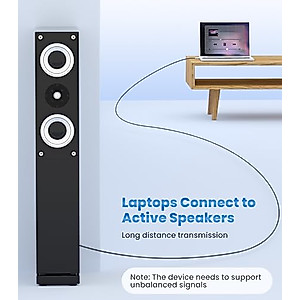 tisino 3.5mm to XLR Cable Unbalanced Mini Jack 1/8 inch to XLR Male Adapter Microphone Cord- 1.6ft/50cm