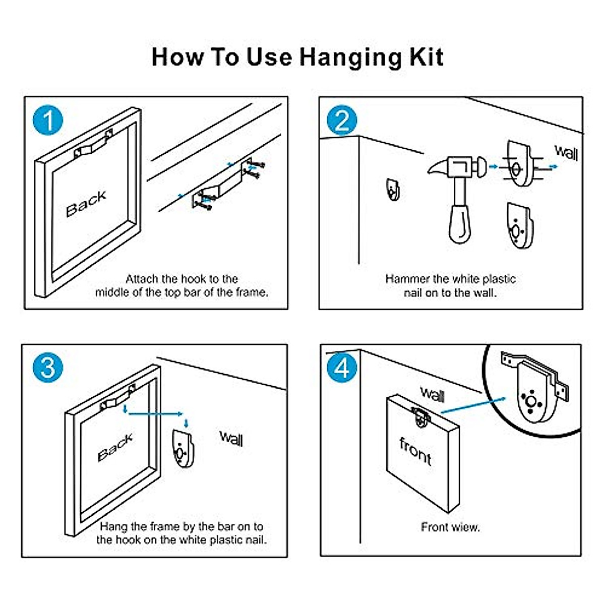 Personalized Photo to Canvas Print - Canvas Prints With Your Photos on Custom Wall Art for Bedroom, Living Room, Wedding Baby Pet Family Picture Framed Wall Art (6" W x 8" H)