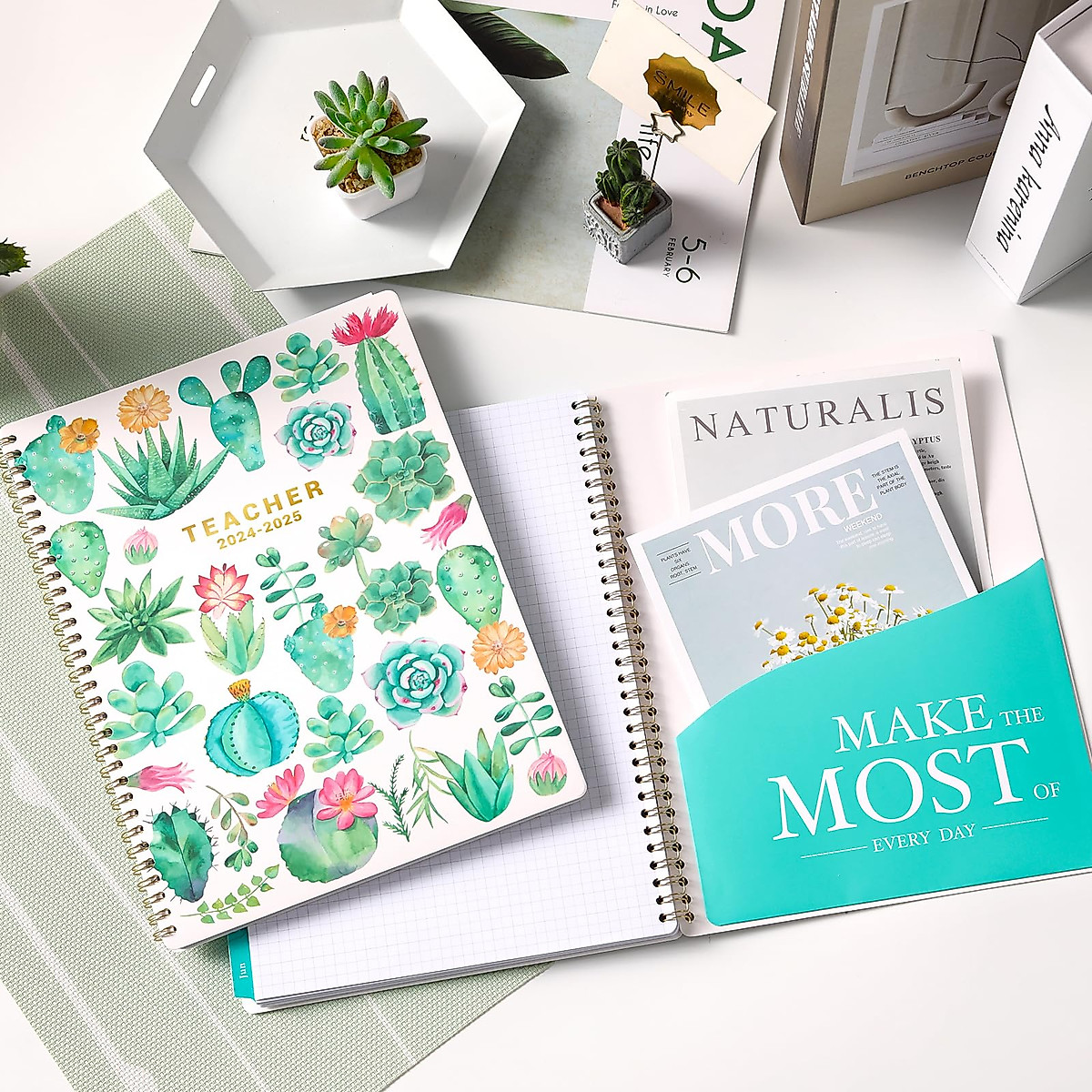 2024-2025 Teacher Planner - Teacher Lesson Planner 2024-2025, July 2024 - June 2025, 8" x 10", Weekly & Monthly Lesson Plan Book for Teachers