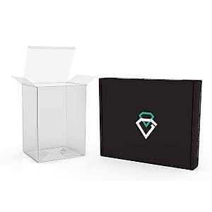 Diamond Guard 0.5 mm Premium Pop Protector for Funko 4” Inch Pop! Vinyl Collectible Figure. Real Scratch Resistant, Reinforced Edges, Crystal Clear Soft Display Case. Pack of 20 Funko Pop Protectors.