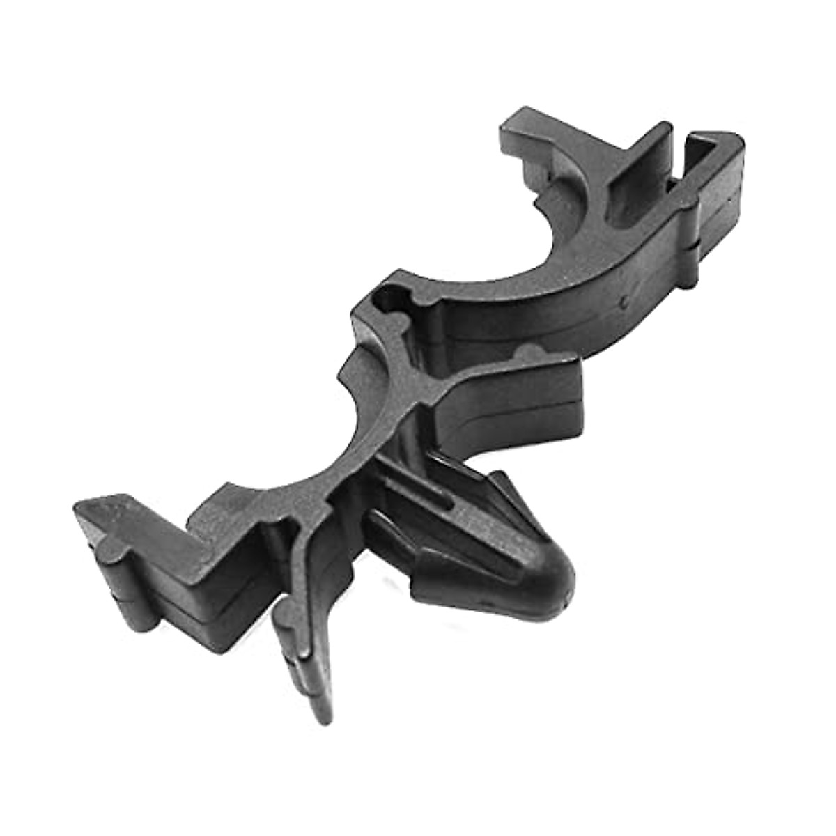 Woodzdon 30 Pcs 1/2" OD 11/32" ID Wire Loom Routing Clip Retainer for GM 8911473 for Auveco 14544 Black Nylon Convoluted Conduit Wiring Harness for Buick for Cadillac for Chevrolet for GMC for Pontiac