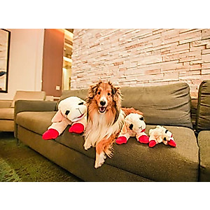 Multipet's Officially Licensed Lamb Chop Jumbo White Plush Dog Toy, 24-Inch