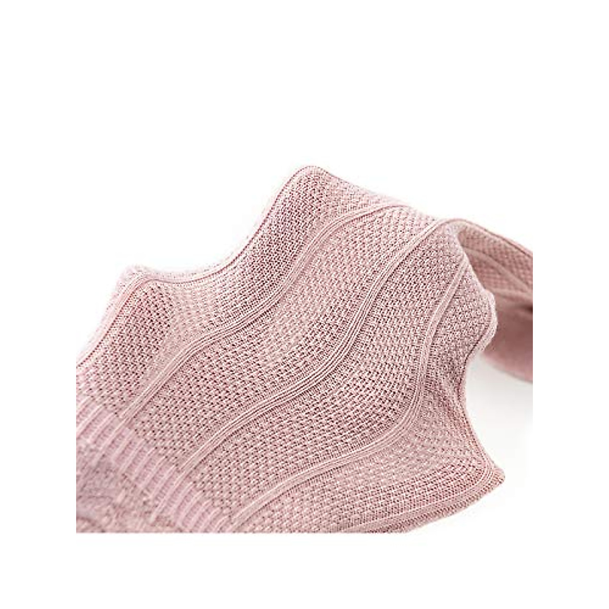 Baby Girl Knee High Socks Toddler Tube Ruffled Stockings Unisex Infants Cotton Long Sock Cable Knit Knee Socks for Baby Girls 1 Pair Milky White 3-12 Months