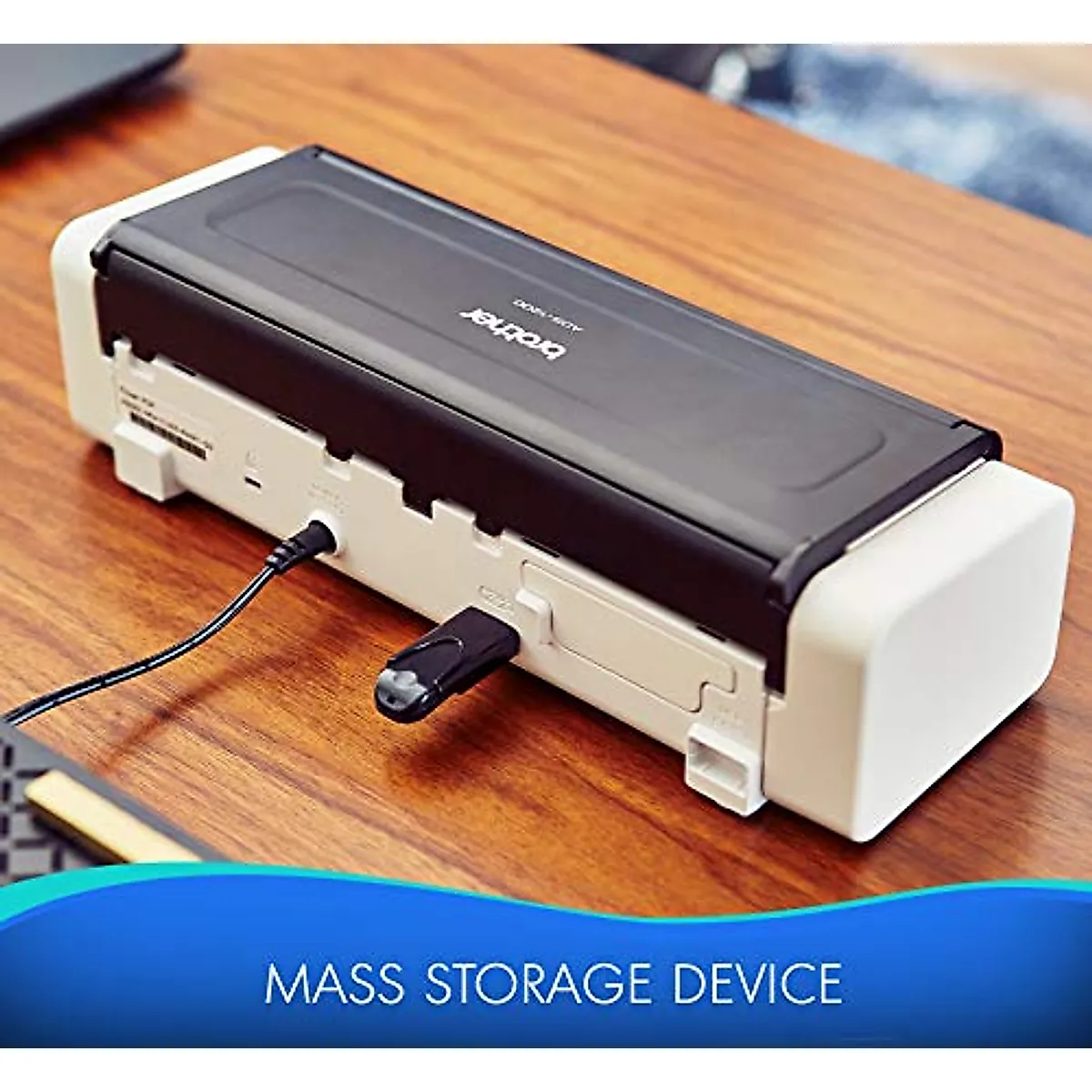 Brother Easy-to-Use Compact Desktop Scanner, ADS-1200, Fast Scan Speeds, Ideal for Home, Home Office or On-The-Go Professionals