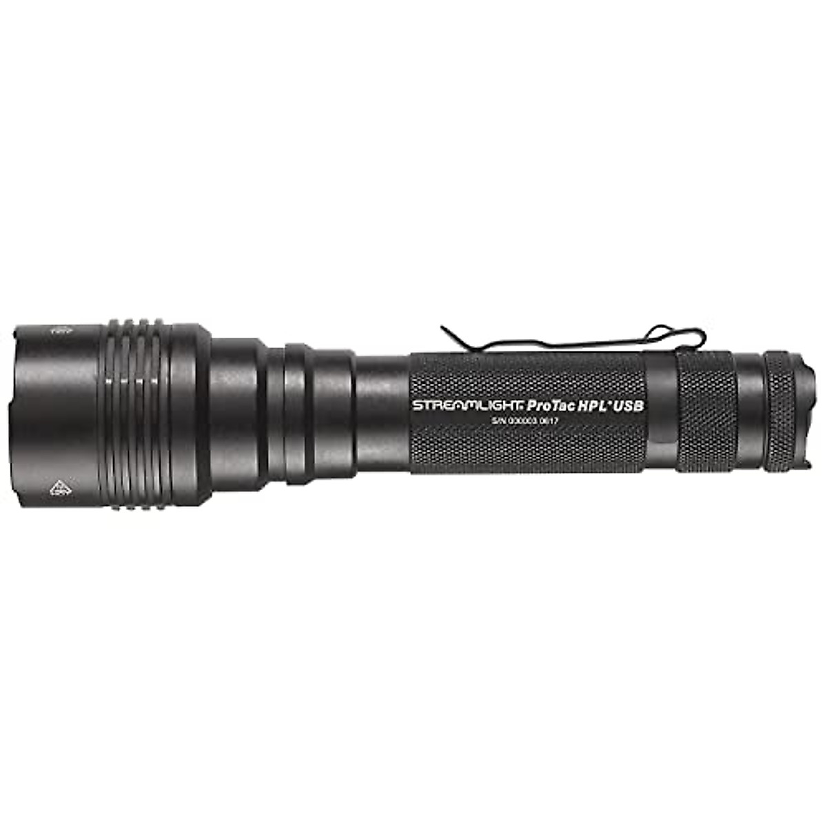 Streamlight 88077 ProTac HPL USB 1000-Lumen Long-Range USB Rechargeable Tactical Flashlight with USB Cord and Holster, Black