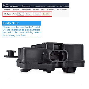 Rear Liftgate Door Lock Actuator Replaces 746015, 15250765, 15808595,25001736 Replacement for Chevy Tahoe,Suburban,GMC Yukon,Yukon XL,Cadillac Escalade ESV, EXT Tailgate Liftgate Rear Hatch Door Lock