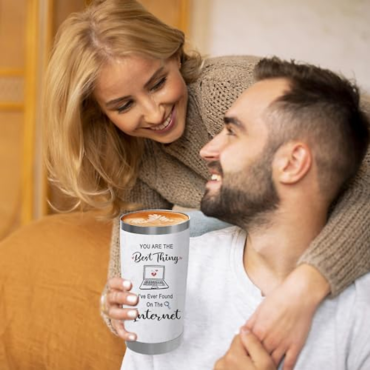 Mothers Day Gifts for Her Girlfriend Wife - Anniversary Romantic Gift for Women Couple Men Him Boyfriend Husband, Funny Galentines Birthday Gifts for Women Best Friend, Tumbler 20oz