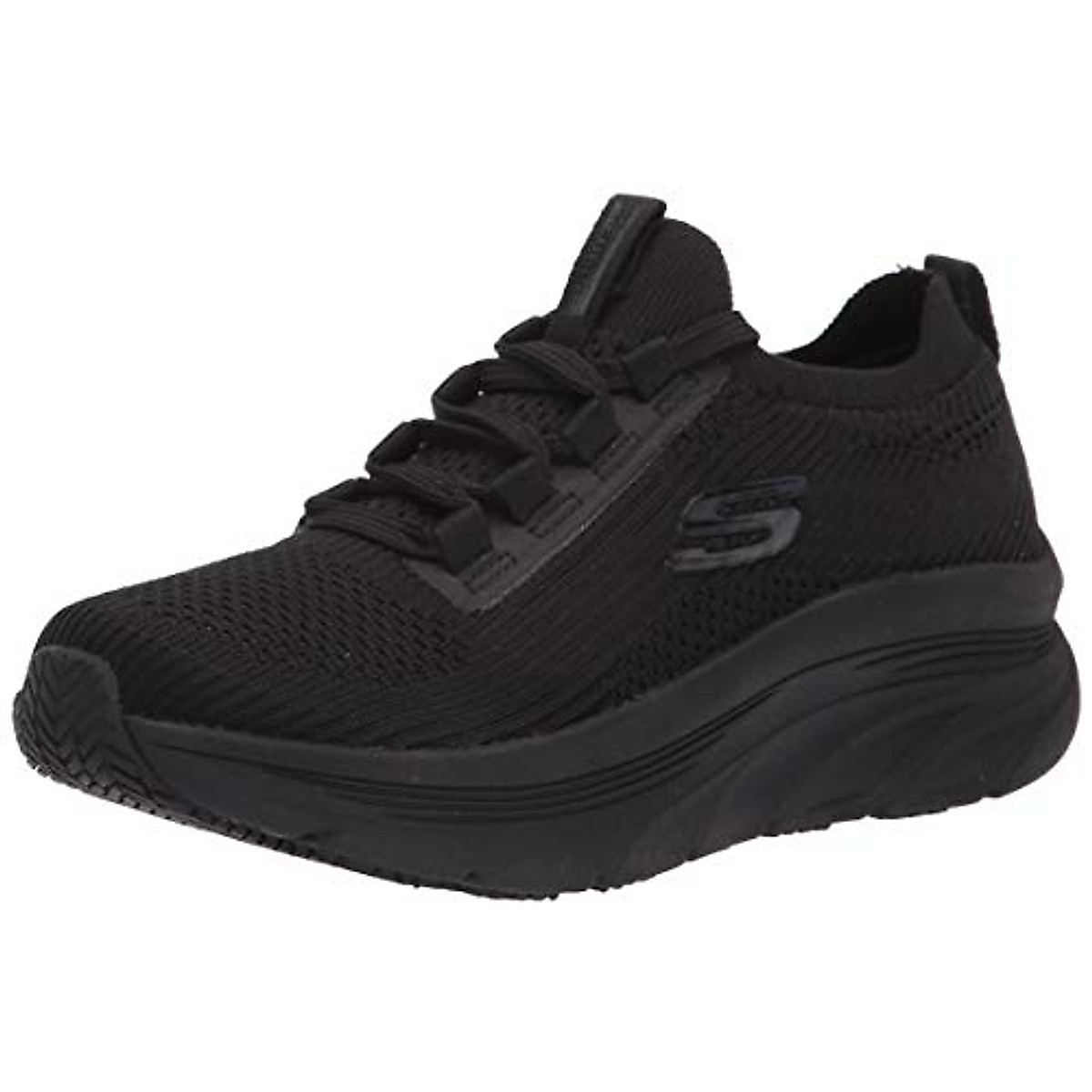 Skechers womens Slip Athletic Styling Health Care Professional Shoe, Black, 7 Wide US