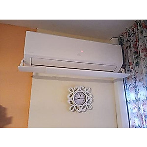 Adjustable Foldable Air Conditioner Deflector Confinement Air Deflector Outlet Air Wing Air Cooled Baffle Wind Direction Telescopic Windshield for Home