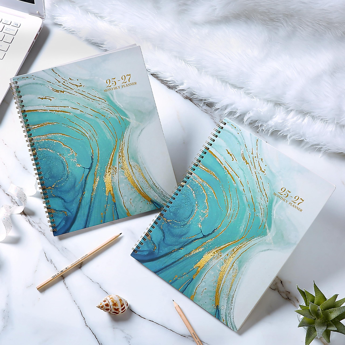 2025-2027 Monthly Planner/Calendar - Jul. 2025 - Jun. 2027, 9" x 11", 2025-2027 Calendar Spiral Bound, 2 Year Monthly Planner with Tabs