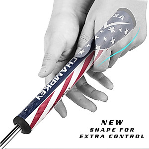 CHAMPKEY USA Pistol Golf Putter Grip | Comfortable Polyurethane and Lightweight Putter Grips