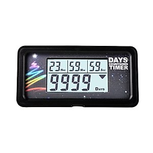 NInE-ROnG Backlight Digital 9999 Days Countdown Clock Timer with Big LCD Display for Retirement Wedding Vacation Christmas and Calendar Events Reminder (HM200B)